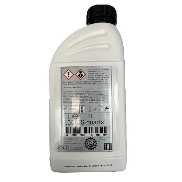Mercedes-Benz Kühlerfrostschutz 1 Liter MB-Freigabe 325.6 G4...