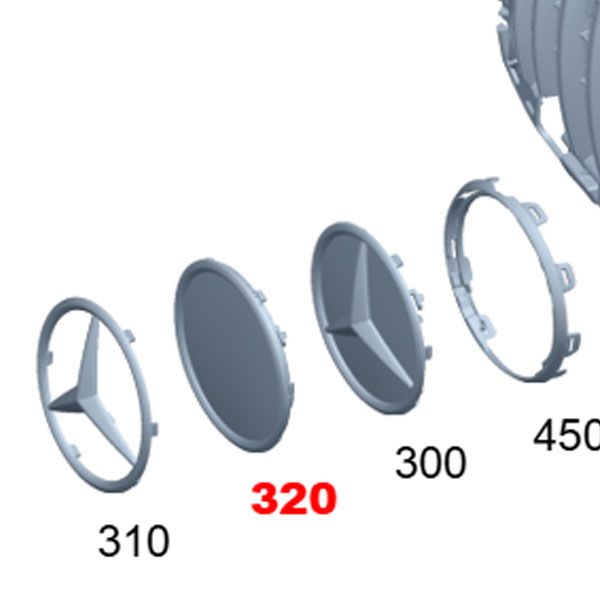 Mercedes-Benz C-Klasse 206 Grundplatte Kollisionswarner A000...